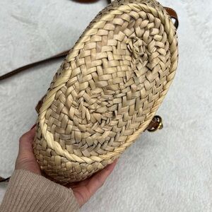 Bags | Chloe Marcie Raffia Rattan Shoulder Crossbody Bag Small Size ...
